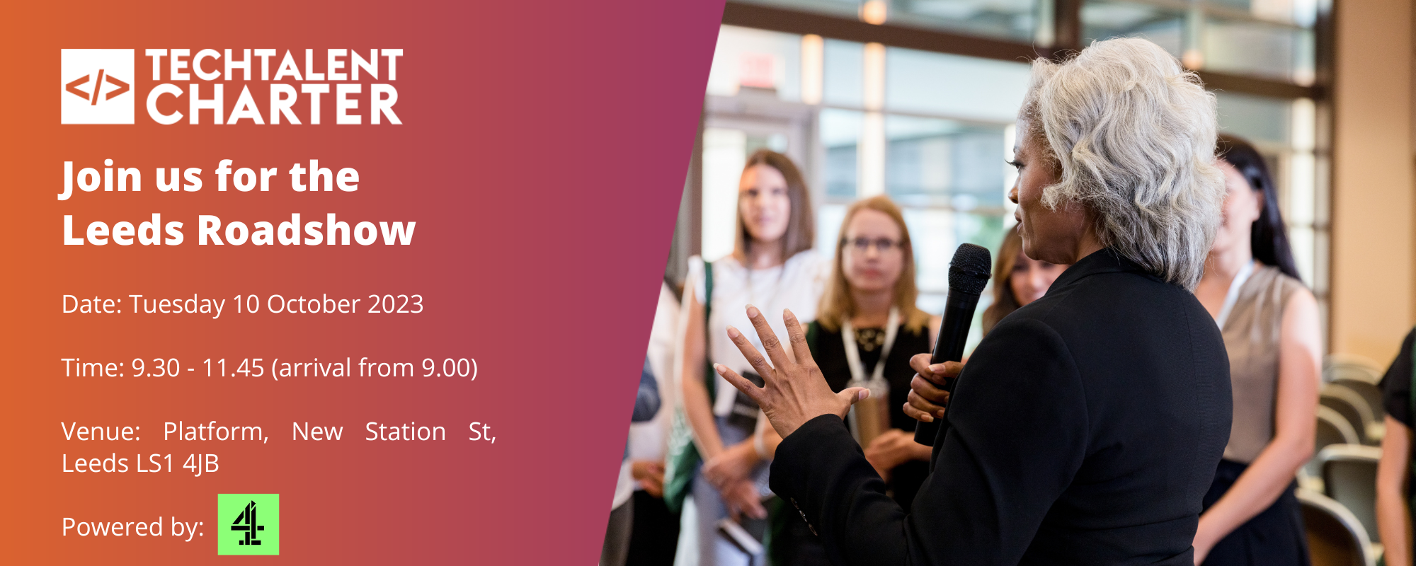 Tech Talent Charter Diversity in Tech Roadshow - Leeds Digital